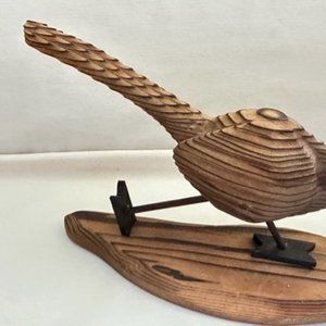 Vintage | Accents | Vintage Carved Wood Roadrunner Figurine | Poshmark